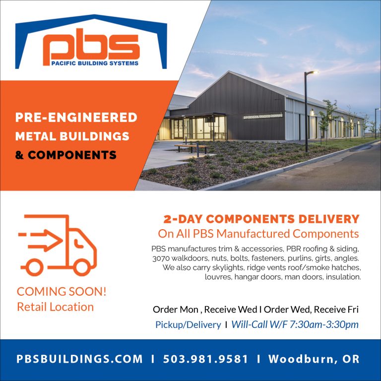 Metal Building Component Delivery from PBS